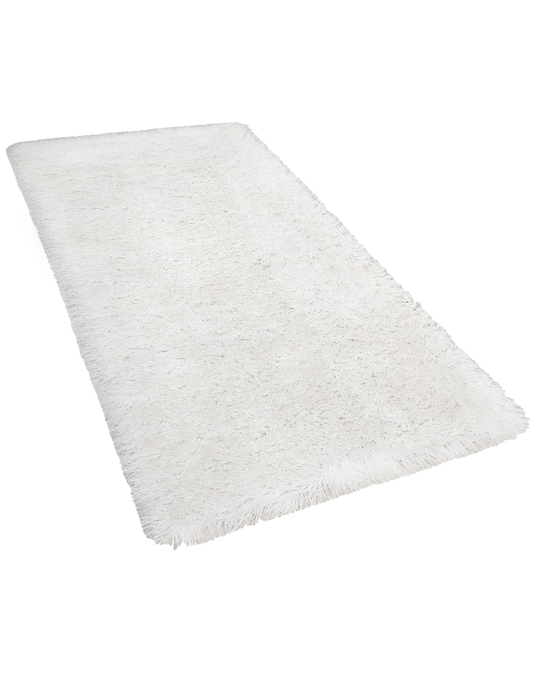 Dywan shaggy 80 x 150 cm biały CIDE | Beliani.pl