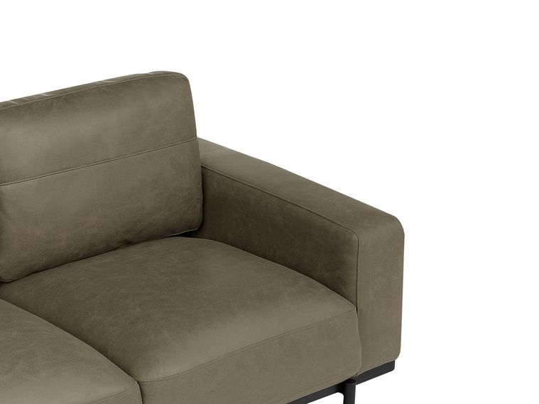 3-istuttava sohva kangas vihreä SOVIK | Beliani.fi