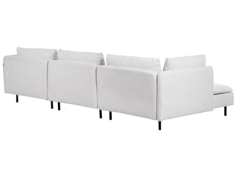 Right Hand Modular Fabric Corner Sofa Grey EGERIS | Beliani.co.uk
