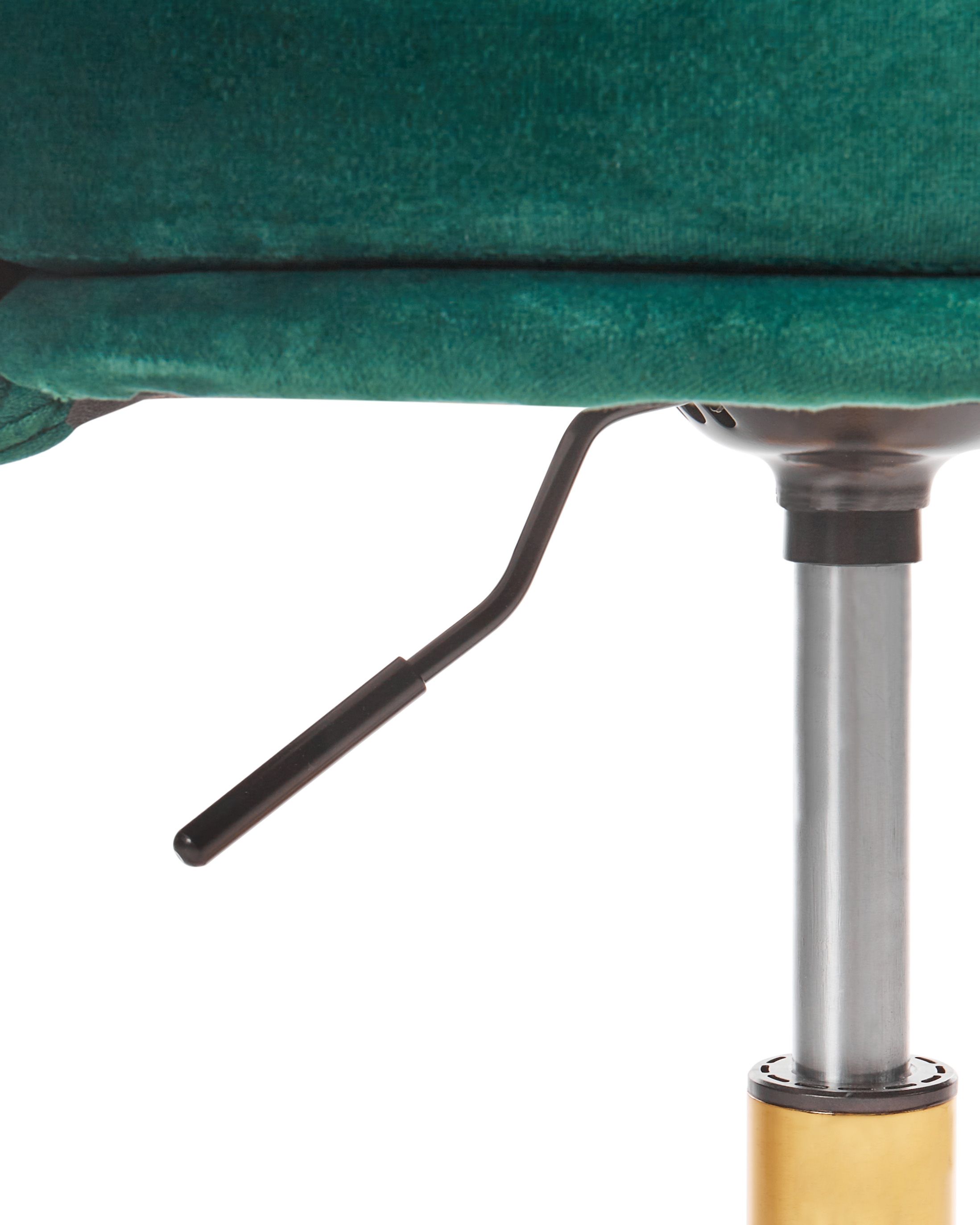 Kontorsstol sammet grön MONTICELLO II | Beliani.se