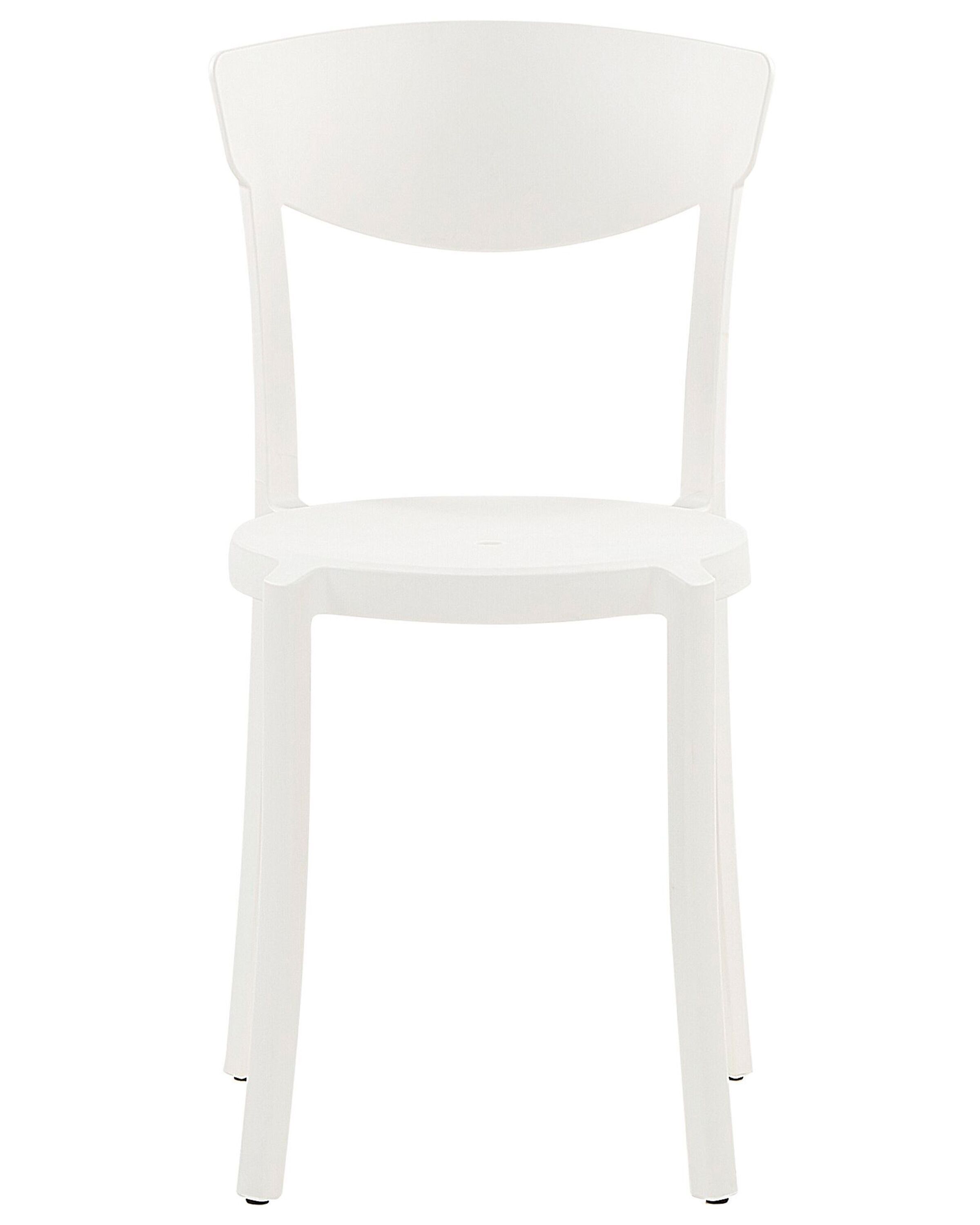 Set of 4 Dining Chairs White VIESTE | Beliani.co.uk