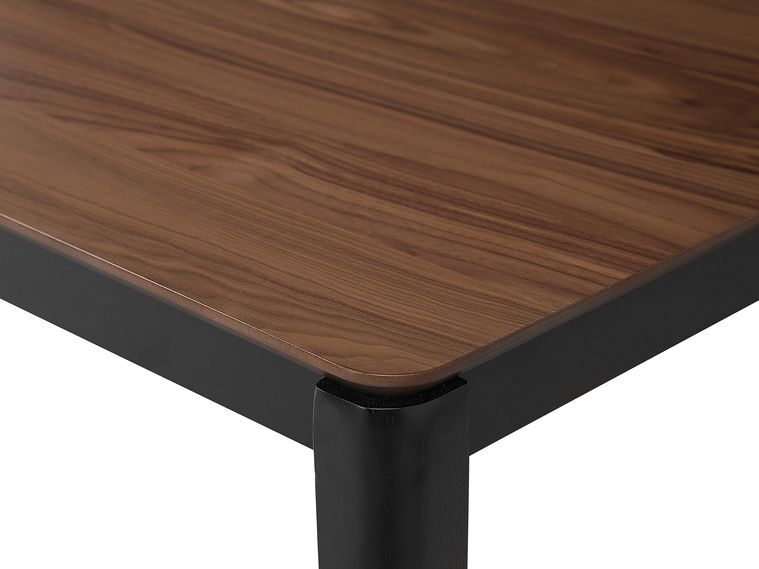 Mesa de jantar em castanho escuro 135 x 80 cm CEDAR | Beliani.pt