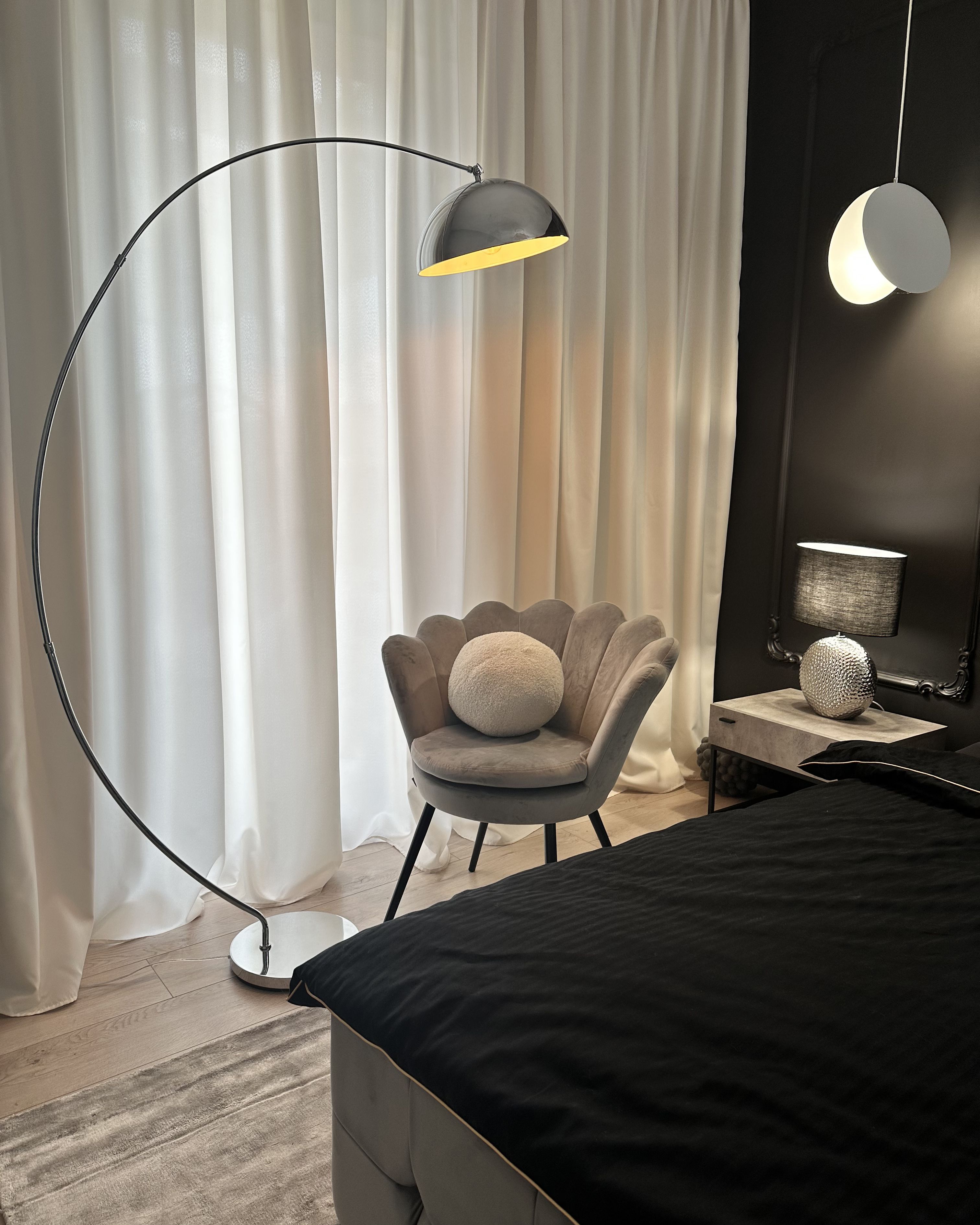 Floor Lamp Silver KAMA | Beliani.co.uk