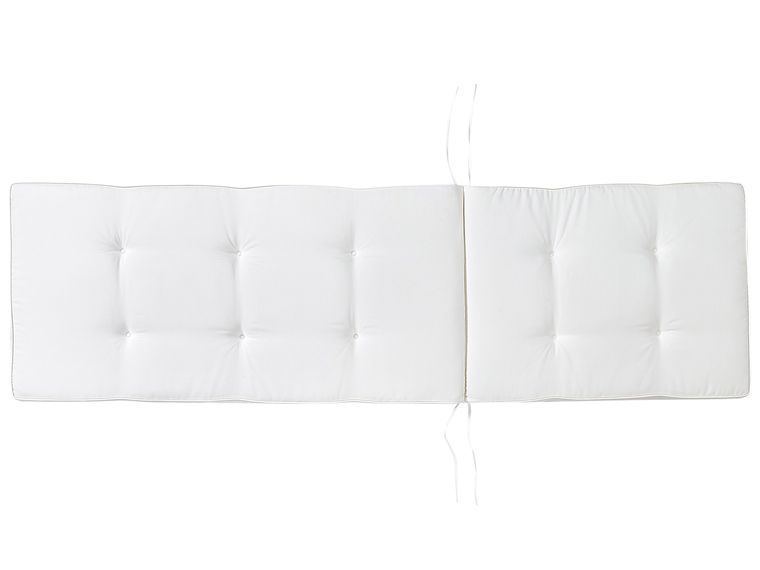 Hynde til liggestol CESANA hvid 192 x 56 x 5 cm | Beliani.dk