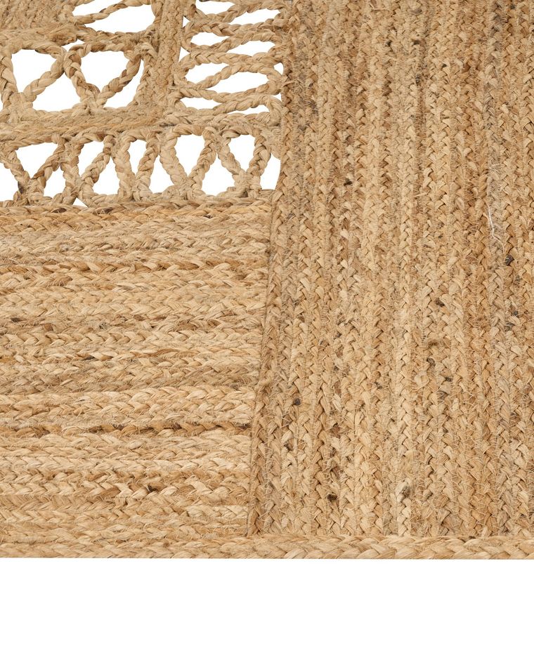 Alfombra de yute beige 200 x 300 YENIKOY | Beliani.es