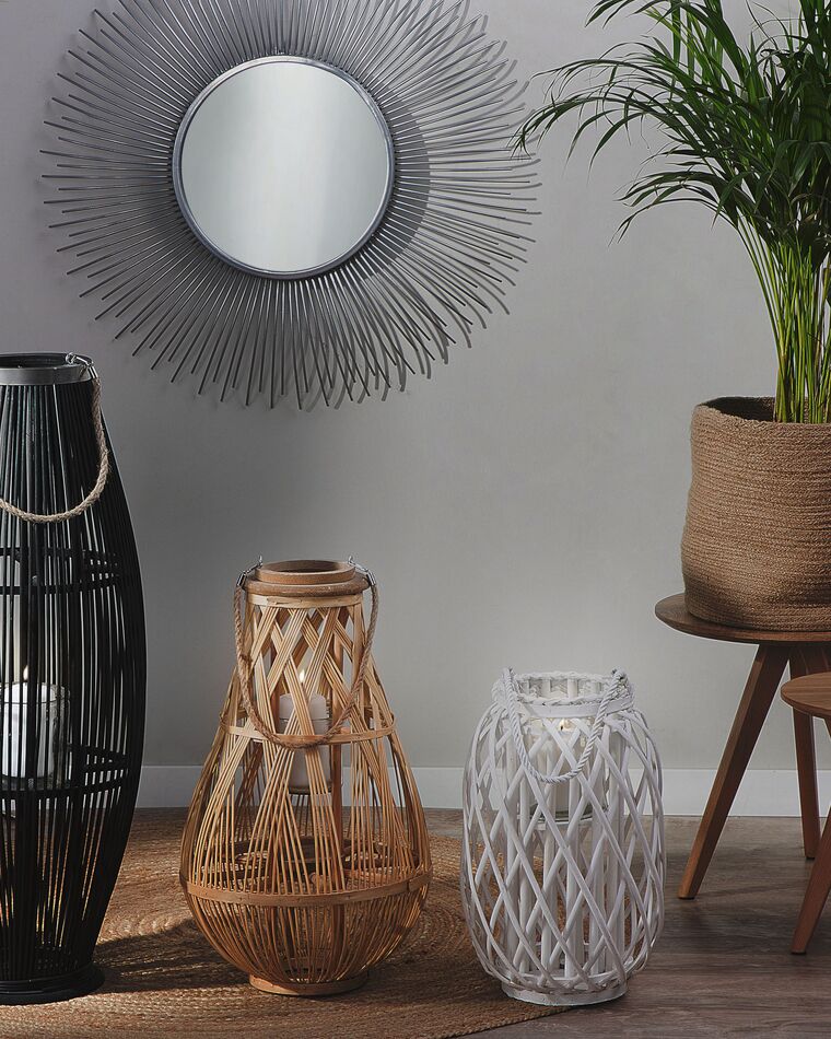 Linterna blanca 40 cm MAURITIUS | Beliani.es