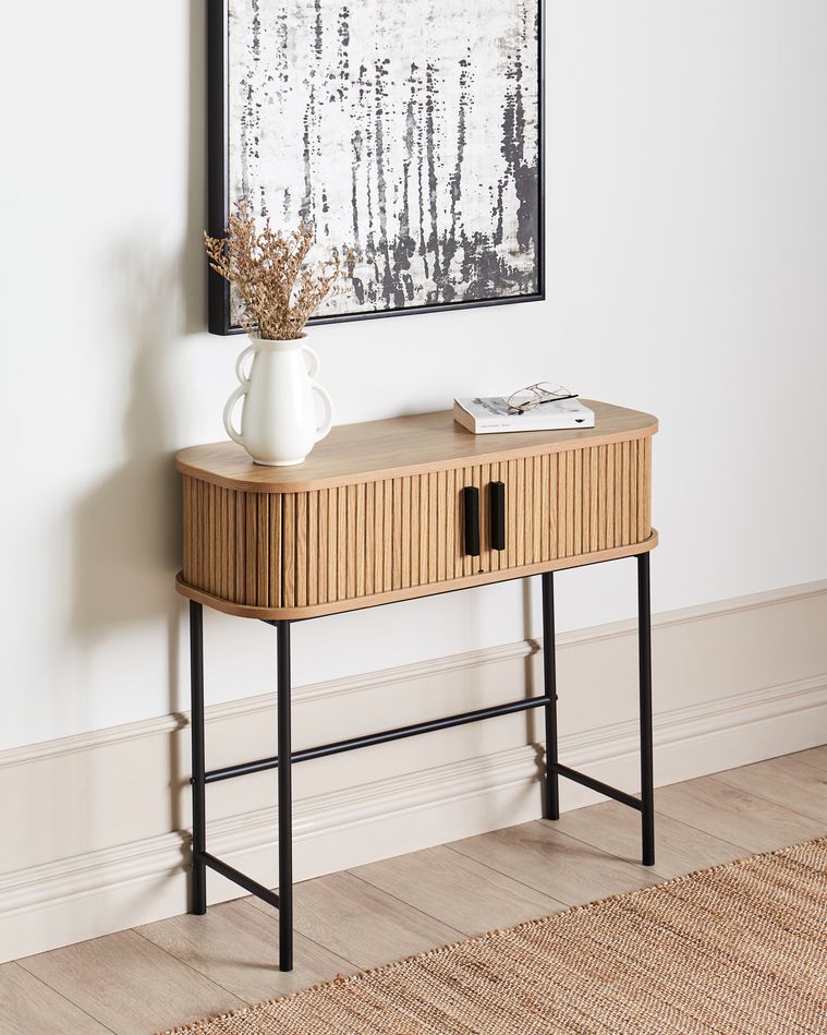 Console Table Light Wood BRADLEY | Beliani.co.uk