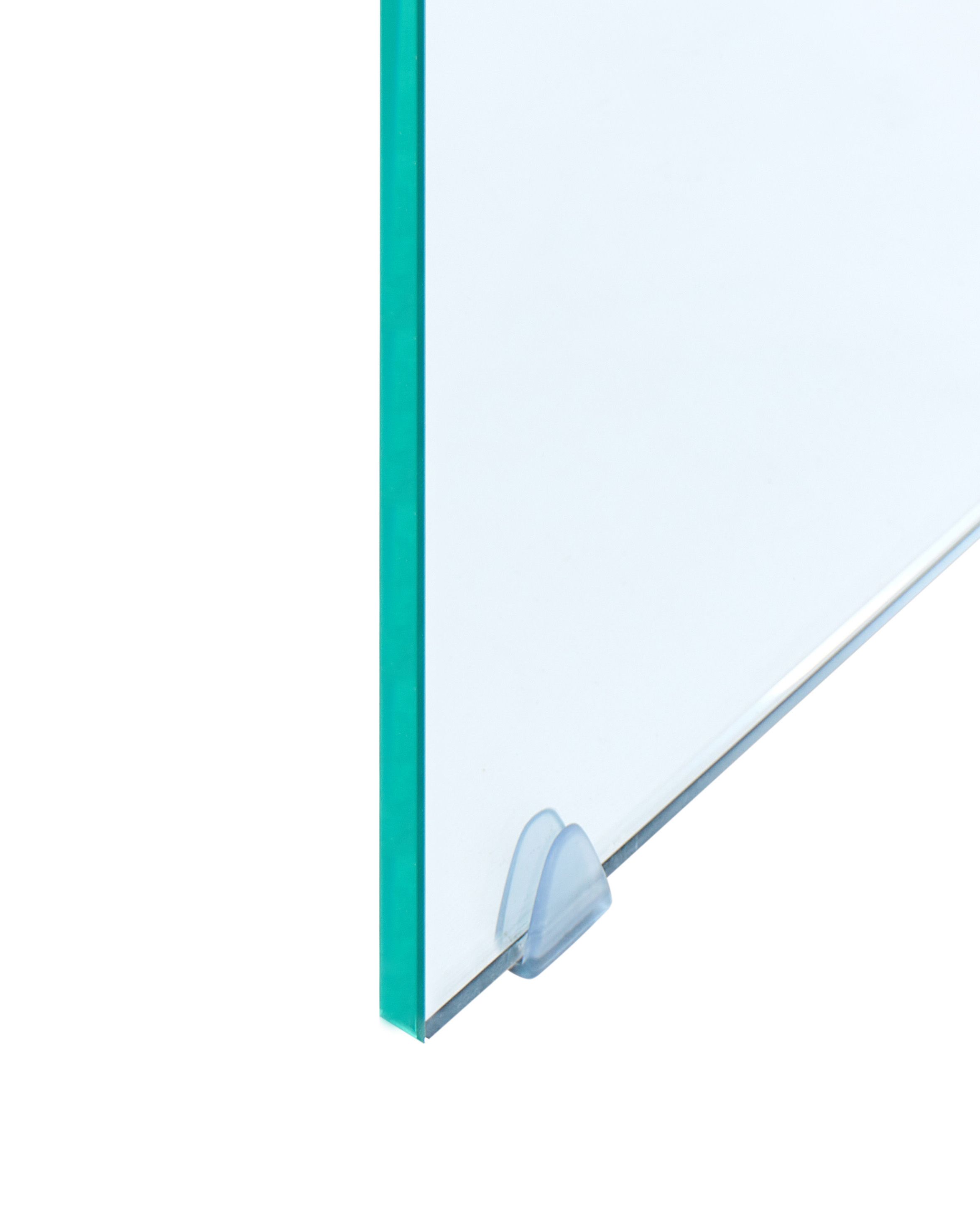 Glass Console Table Transparent KENDALL | Beliani.co.uk