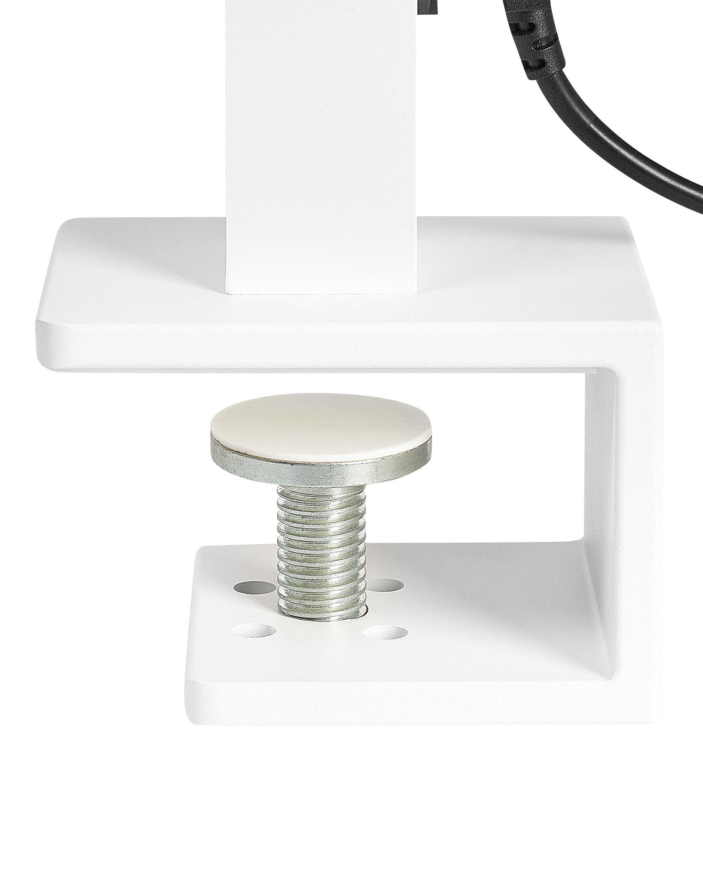 Schreibtischlampe Led Metall Weiß Klemmbar Octant Belianide