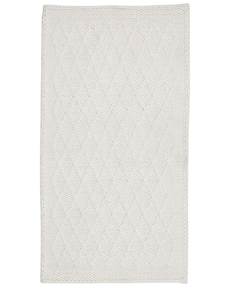 Area Rug 80 x 150 cm Off-White ERZIN | Beliani.co.uk