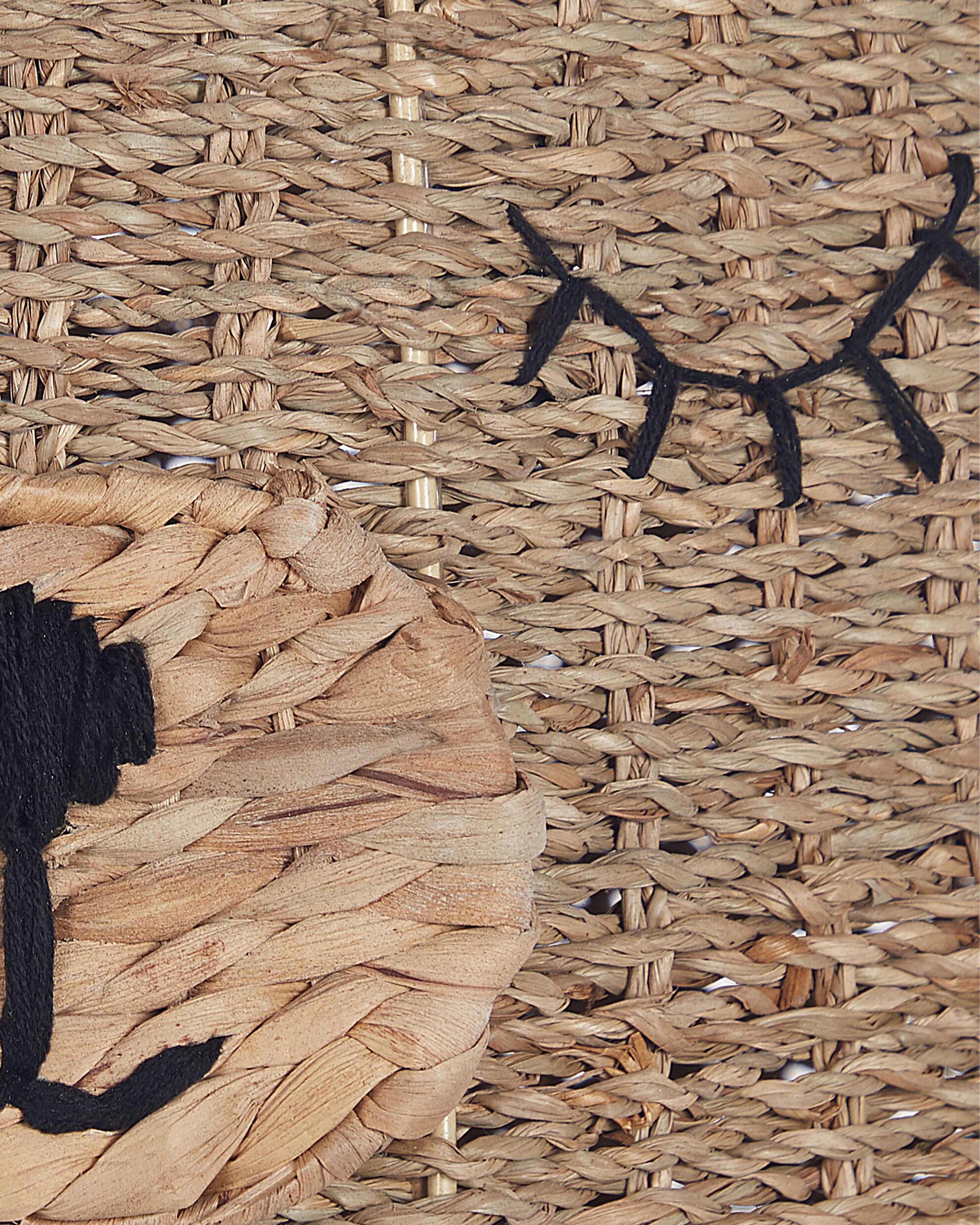 Seagrass Wicker Bear Basket Natural FULAN | Beliani.co.uk