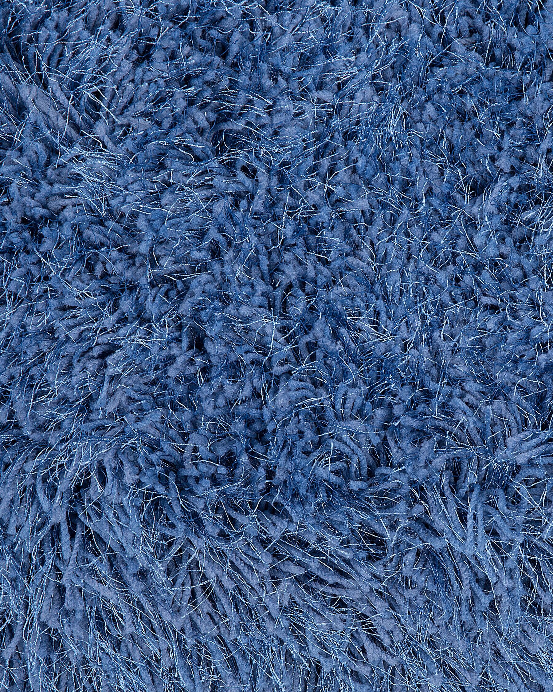 Tappeto shaggy rettangolare blu 200 x 300 cm CIDE | Beliani.it