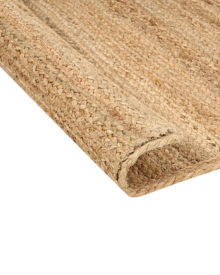Alfombra de yute beige 300 x 400 cm BOGAZOREN | Beliani.es