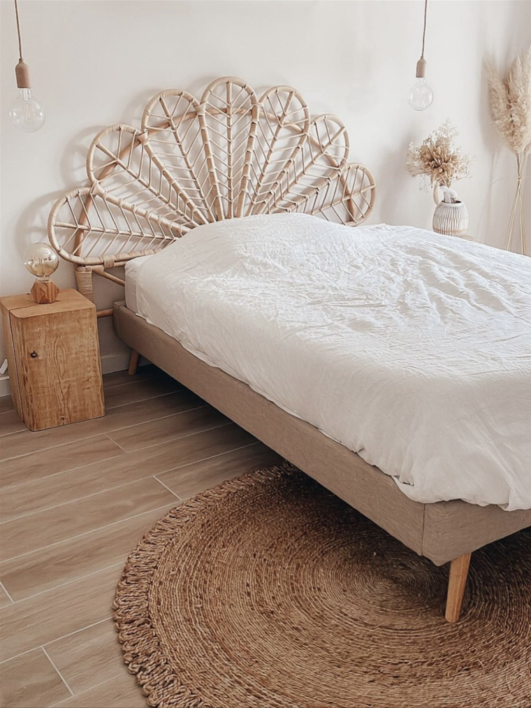 Round Jute Area Rug ⌀ 140 cm Beige ERENCE | Beliani.co.uk