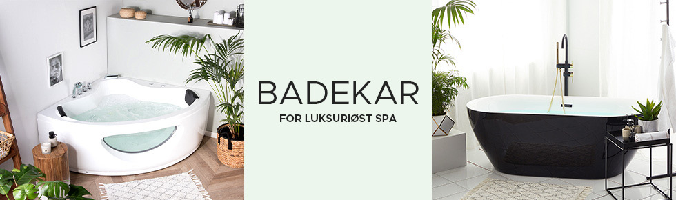 Bad og boblebad med opptil 70% rabatt | Beliani.no