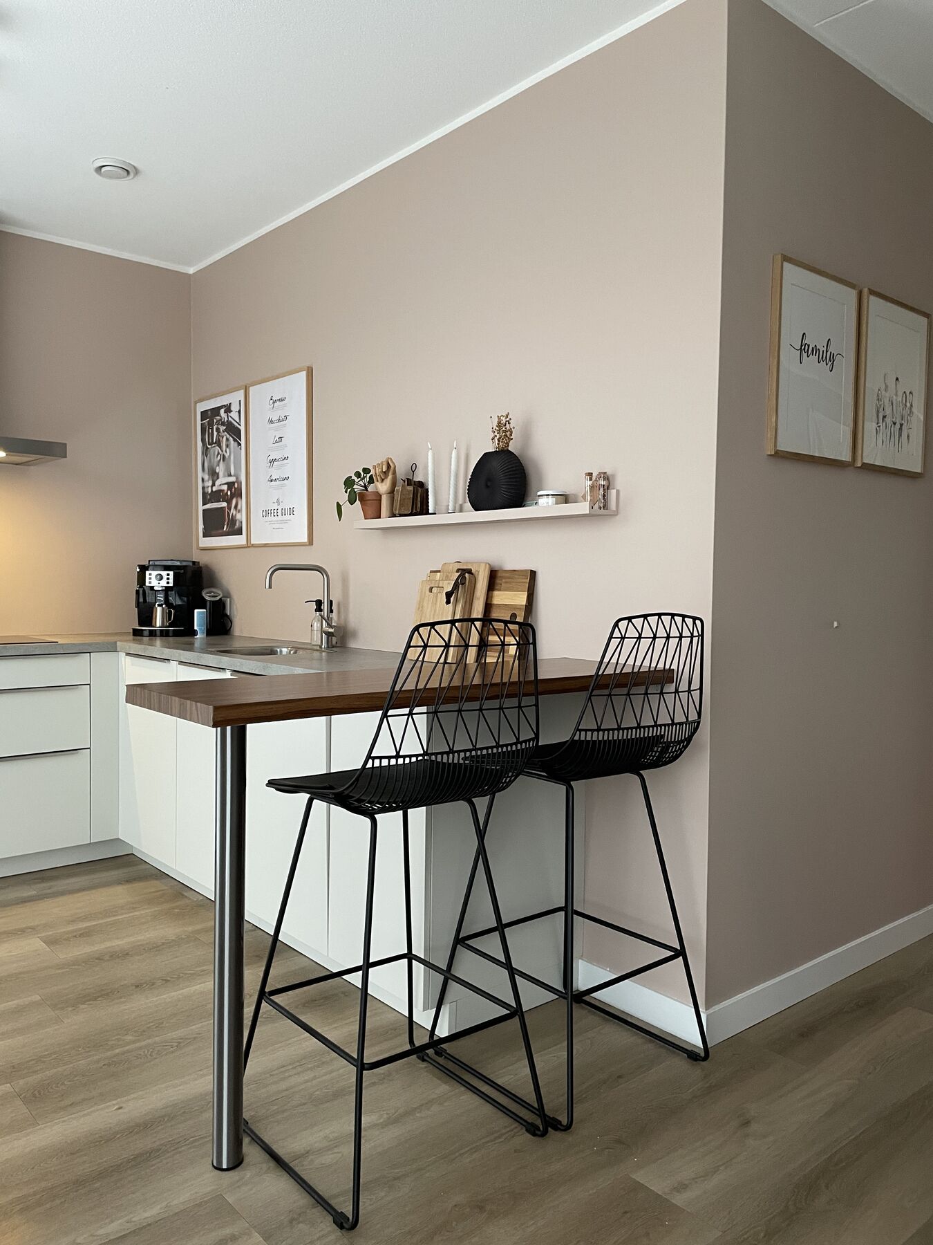 Set of 2 Metal Bar Chairs Black PRESTON | Beliani.co.uk