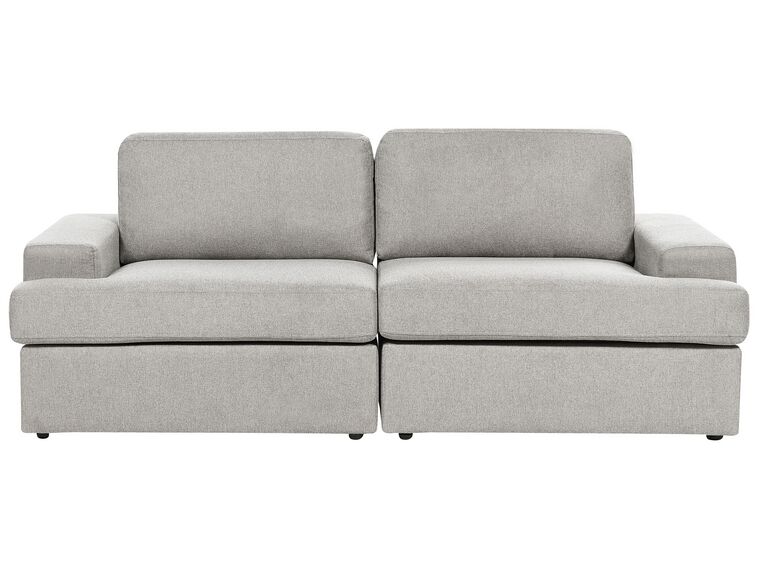 5 Seater Fabric Living Room Set Light Grey ALLA | Beliani.co.uk