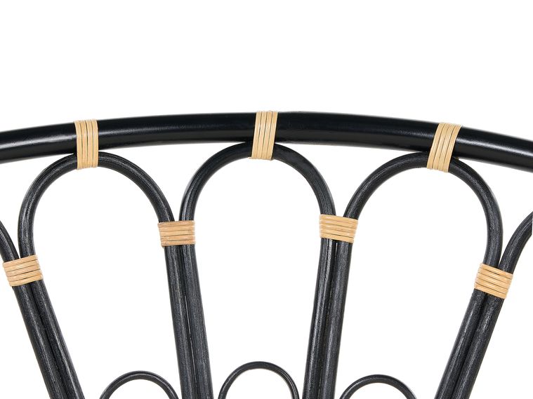 Rattan Garden Daybed Black ROSSANO | Beliani.de