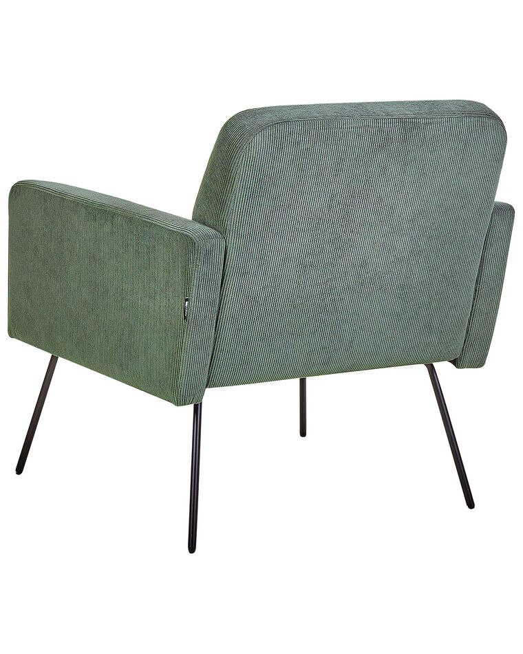 Nojatuoli vakosametti tummanvihreä NARKEN | Beliani.fi