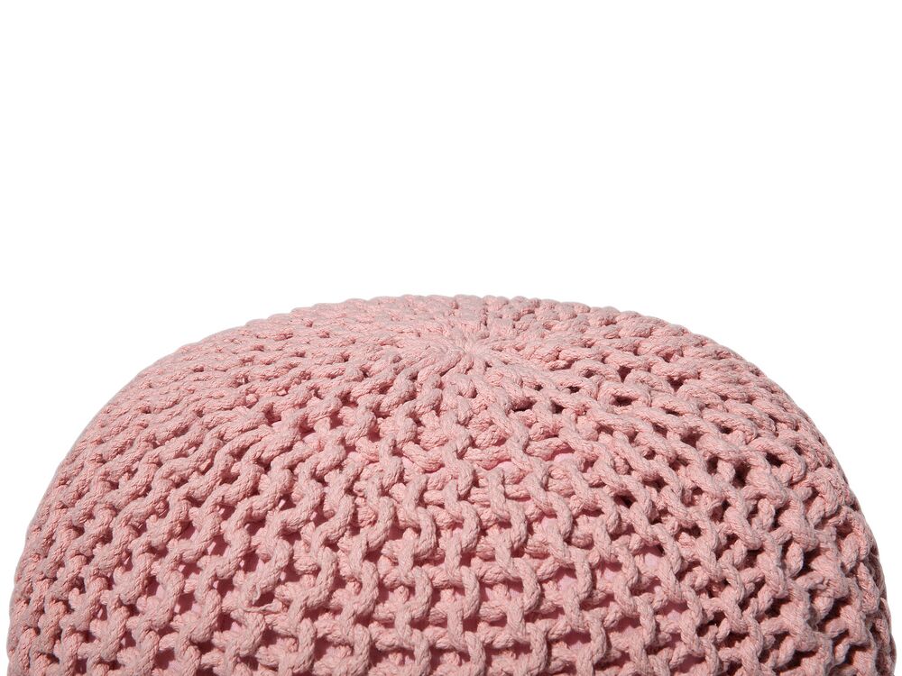 Pouf rosa ø 50 cm CONRAD | Beliani.de