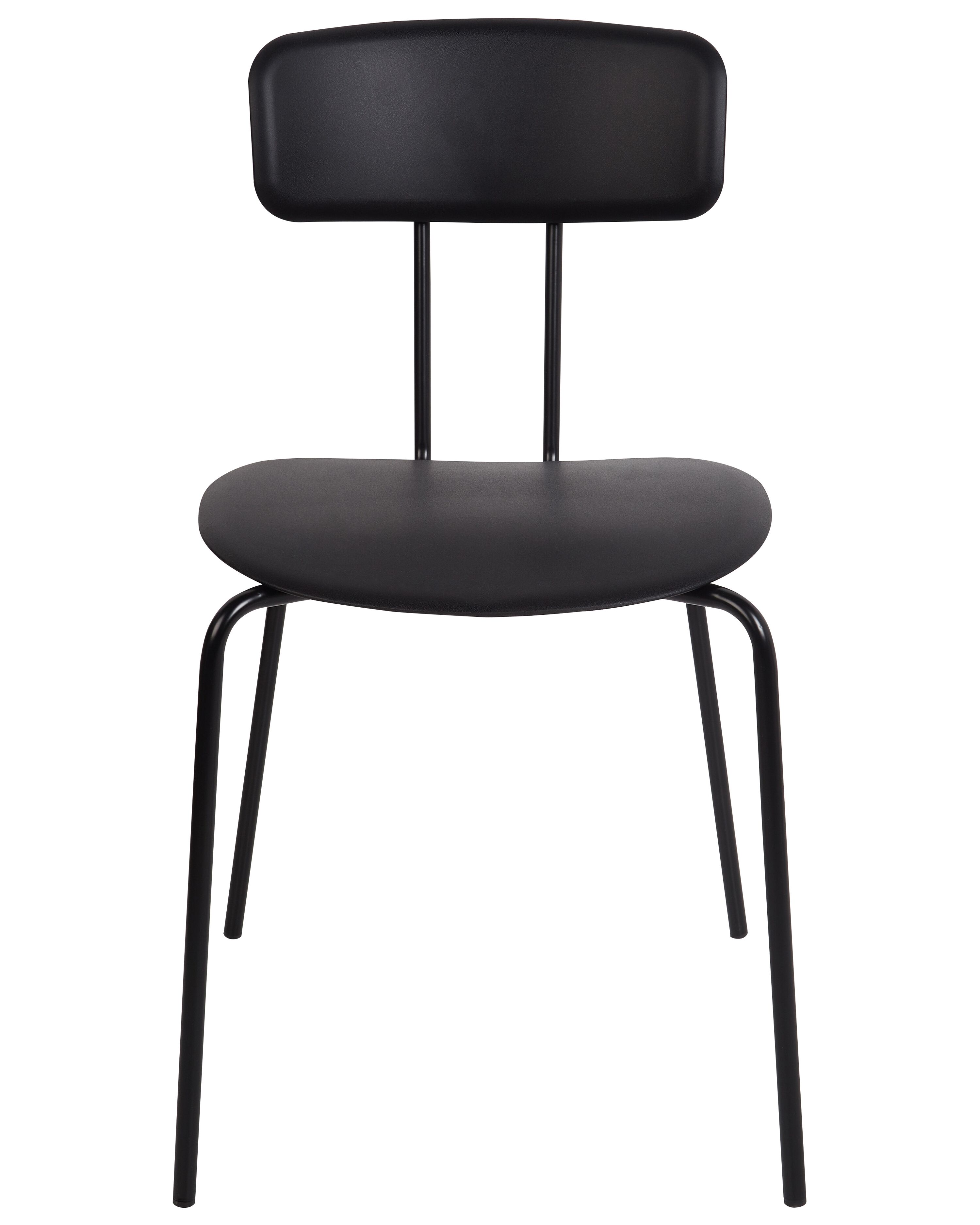 Matstol 2 st svart SIBLEY | Beliani.se