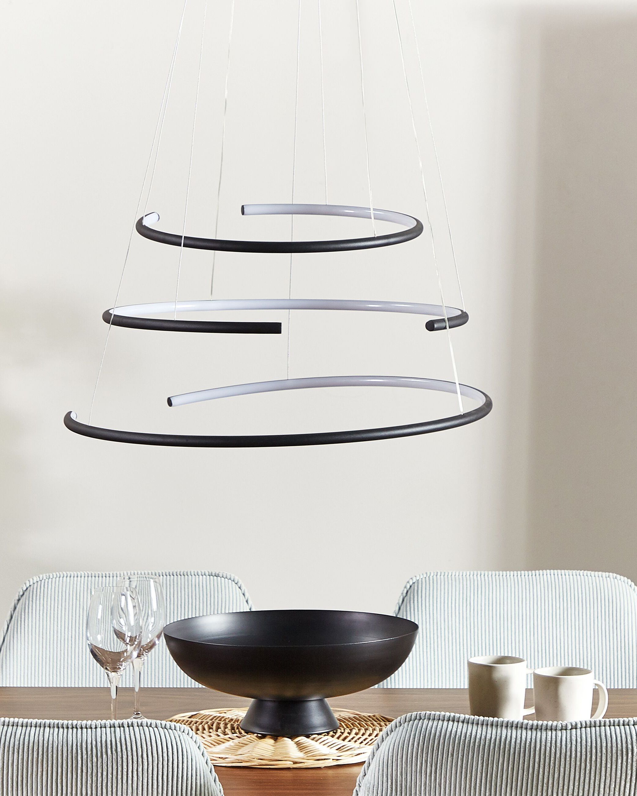 Taklampa LED metall svart MAYU | Beliani.se