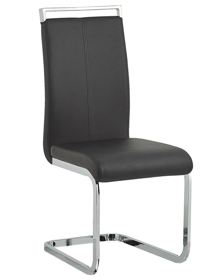 Stol sort 2 stk GREEDIN | Beliani.dk