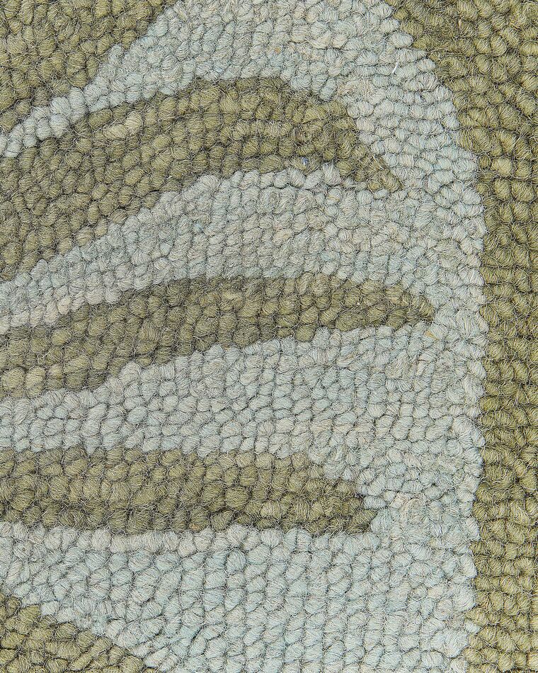 Wool Area Rug 80 x 150 cm Plant Motif VIZE | Beliani.co.uk