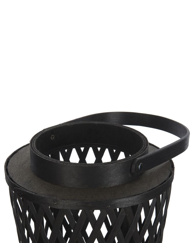 Lykta 38 cm bambu svart MACTAN | Beliani.se