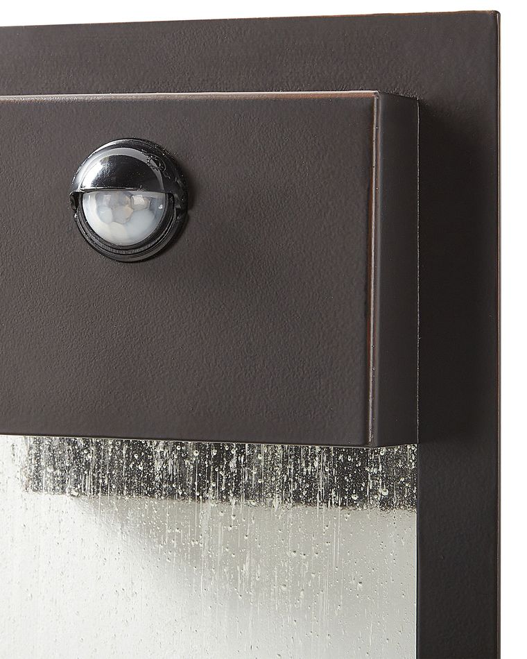 Outdoor LED Wall Light with Motion Sensor Black ELLIOT | Beliani.co.uk