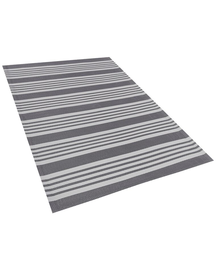 Outdoor Area Rug 120 x 180 cm Grey DELHI | Beliani.co.uk