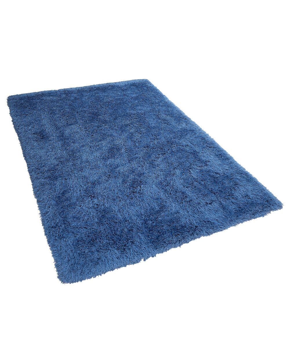 Shaggy Area Rug 140 x 200 cm Blue CIDE | Beliani.co.uk