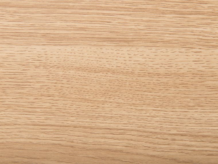 Parisänky LED-valot vaalea puu/valkoinen 180 x 200 cm SERRIS | Beliani.fi