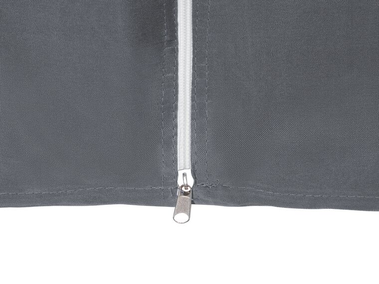 Pavillon Stahl graphitgrau 300 x 400 cm COLOS | Beliani.de