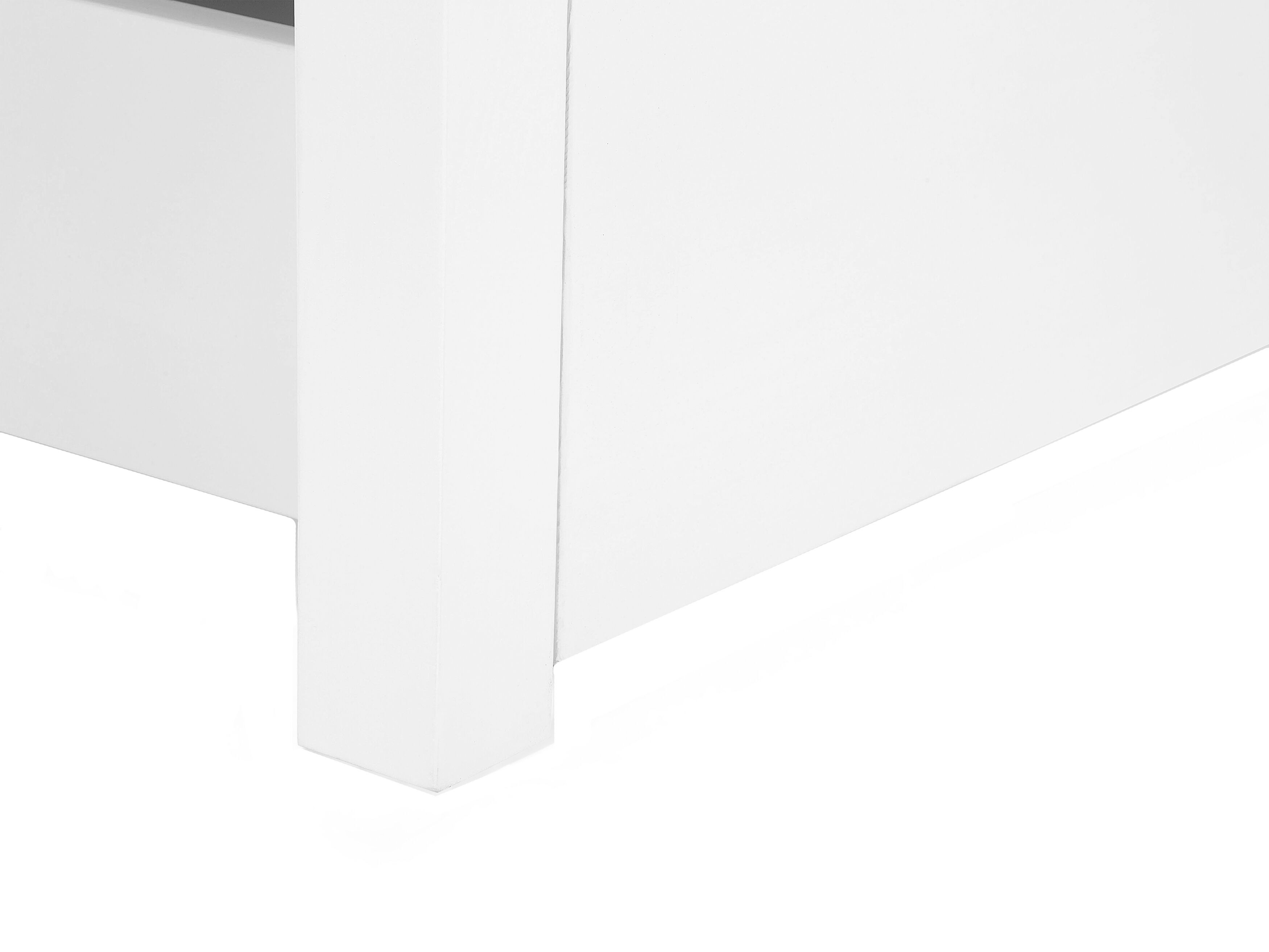 Wooden EU Single Size Bunk Bed with Storage White REVIN | Beliani.co.uk