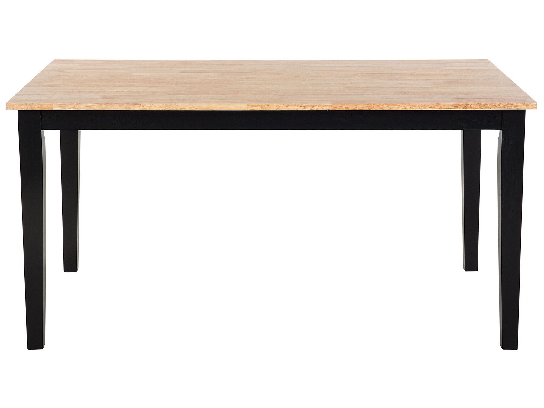 Mesa de comedor de madera negra 120x75 cm HOUSTON | Beliani.es