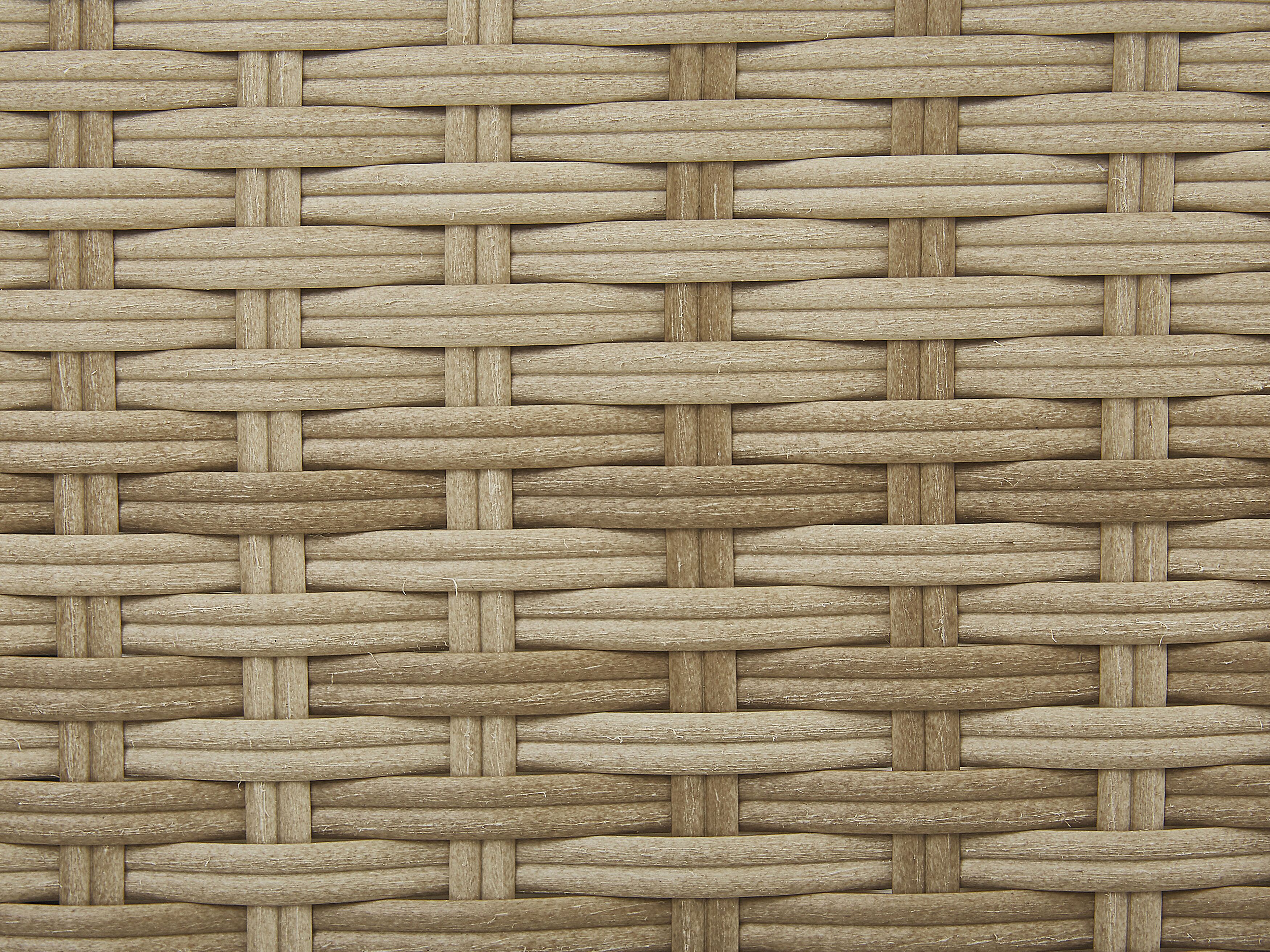 Lounge Set Rattan hellbraun 2-Sitzer Auflagen beige PONZA | Beliani.ch