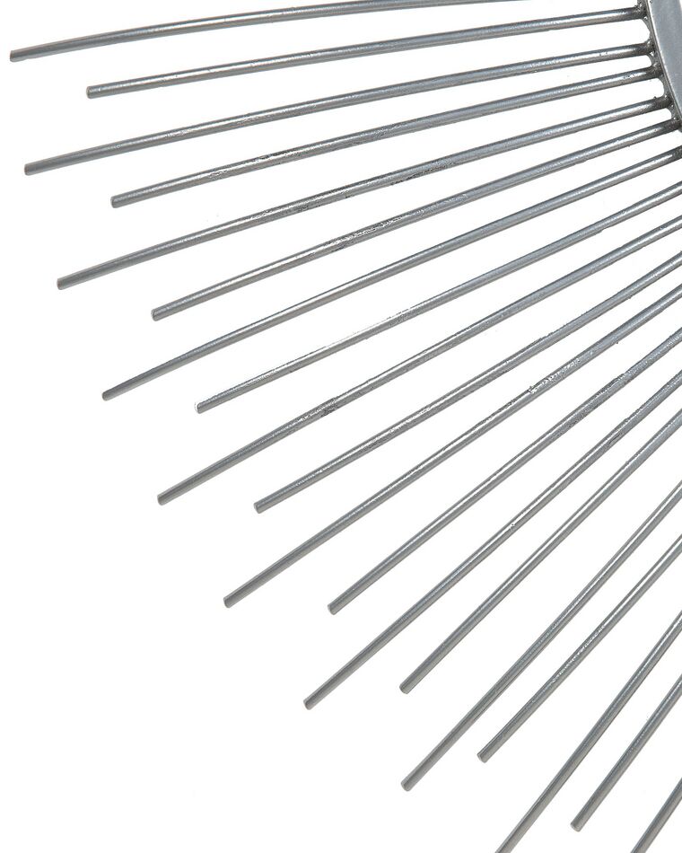 Seinäpeili metalli hopea ⌀ 80 cm CILLY | Beliani.fi