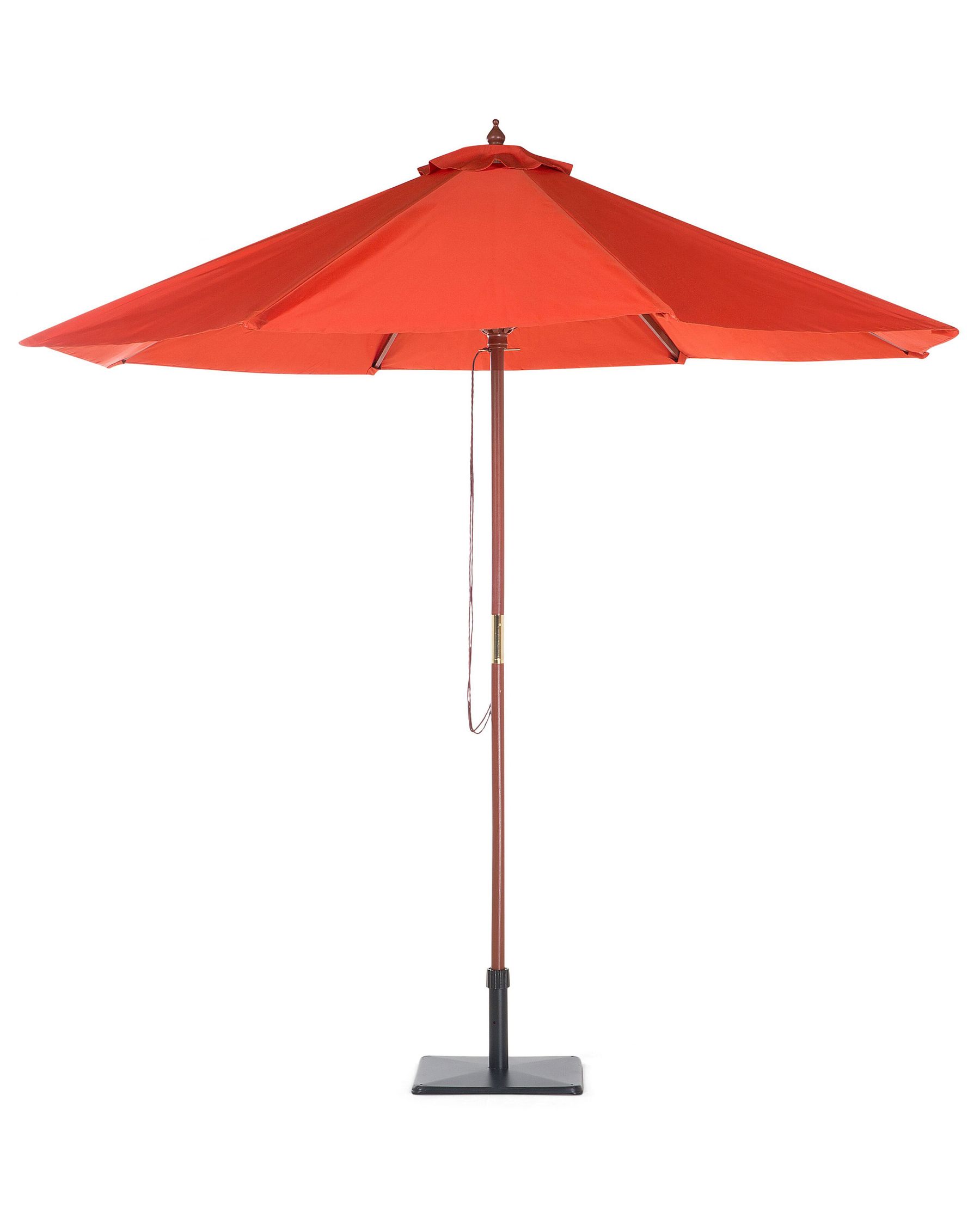 Garden Parasol ⌀ 2.7 m Red TOSCANA | Beliani.co.uk