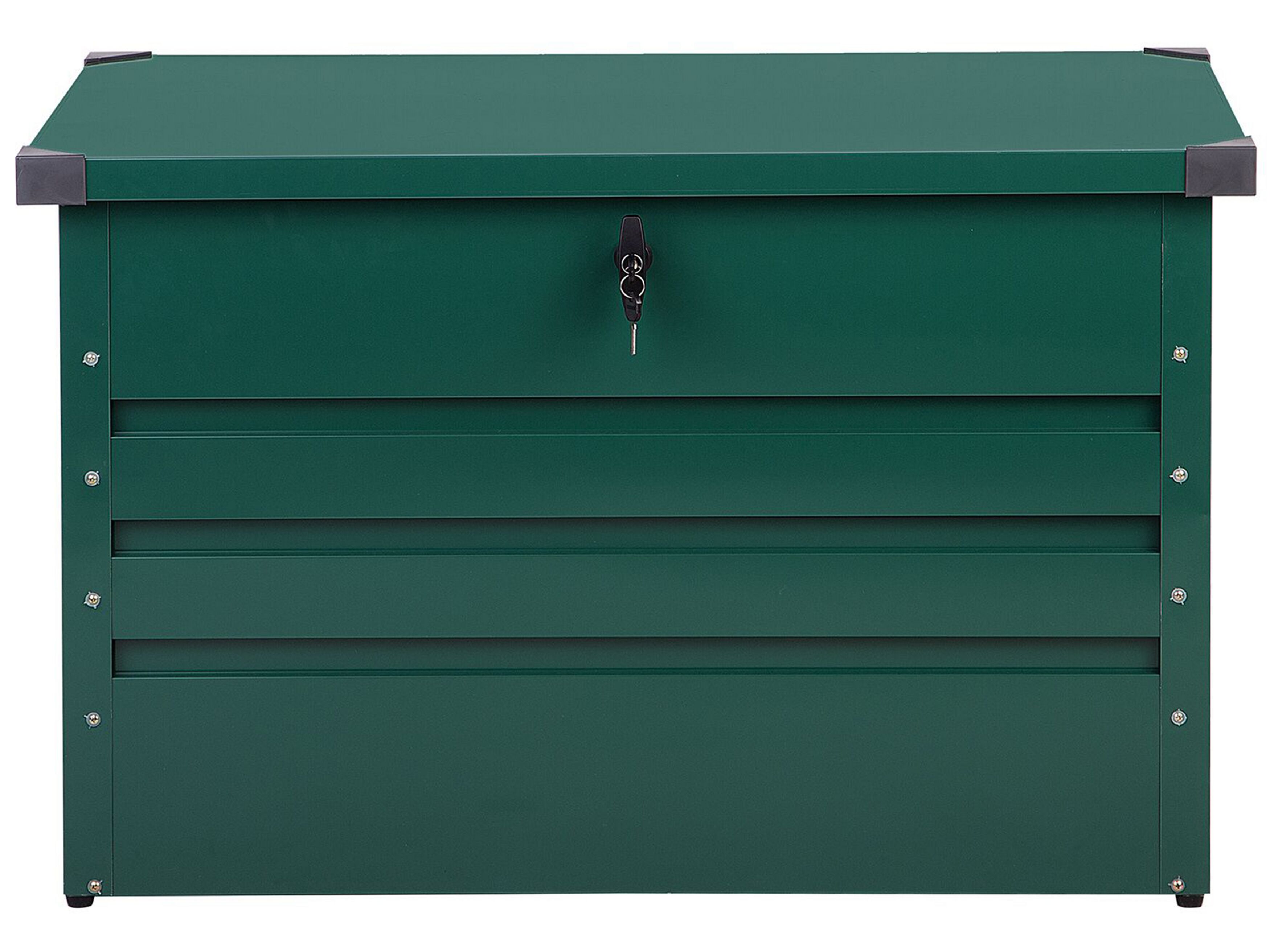 Garden Storage Box 100 x 62 cm Green CEBROSA | Beliani.co.uk