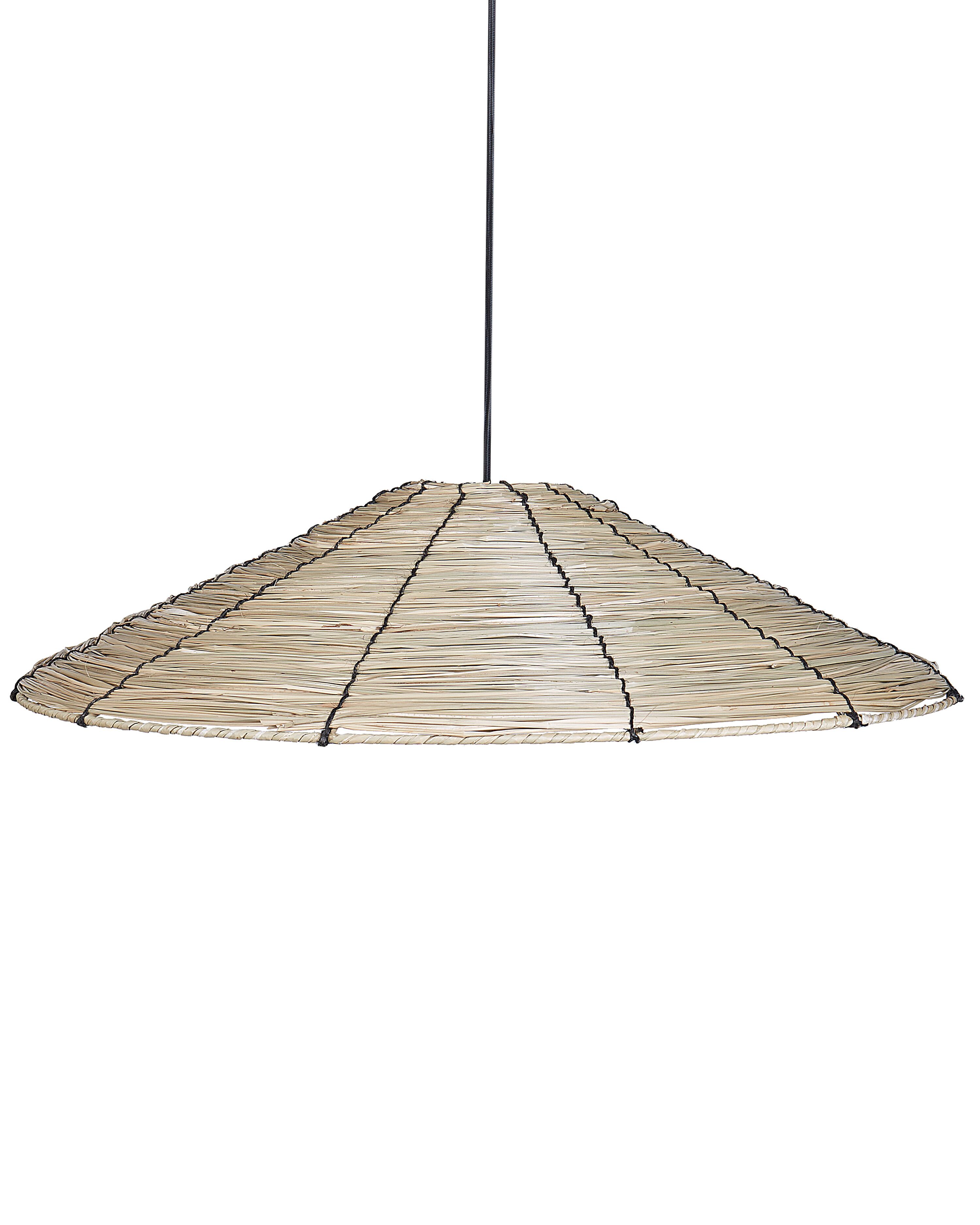 Seagrass Pendant Lamp Natural LUAGAN | Beliani.co.uk