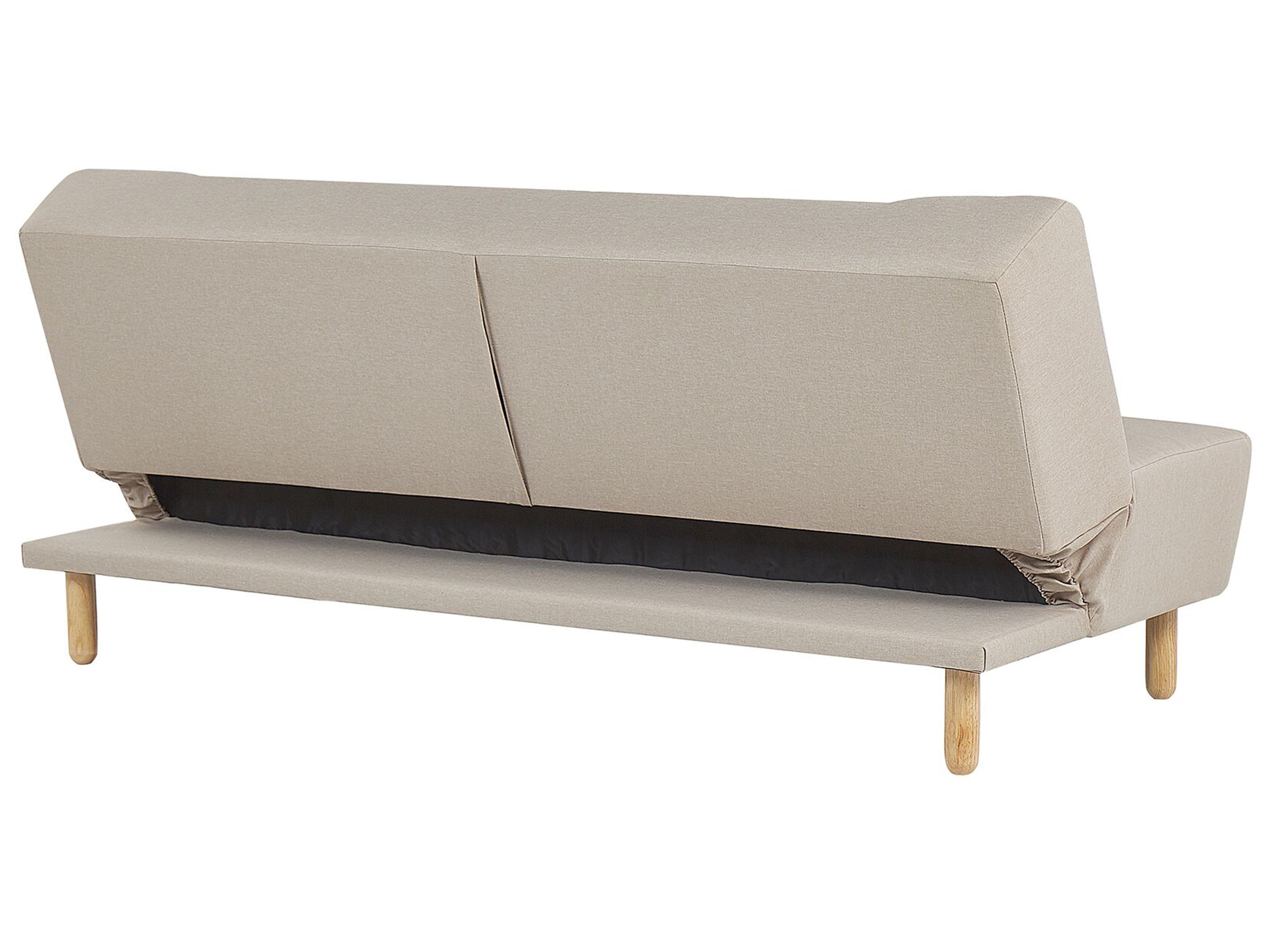 Fabric Sofa Bed Beige ALSTEN | Beliani.co.uk