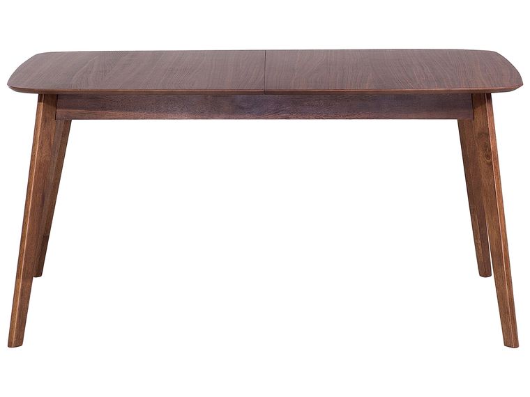 Extending Dining Table 150/190 x 90 cm Dark Wood MADOX | Beliani.co.uk