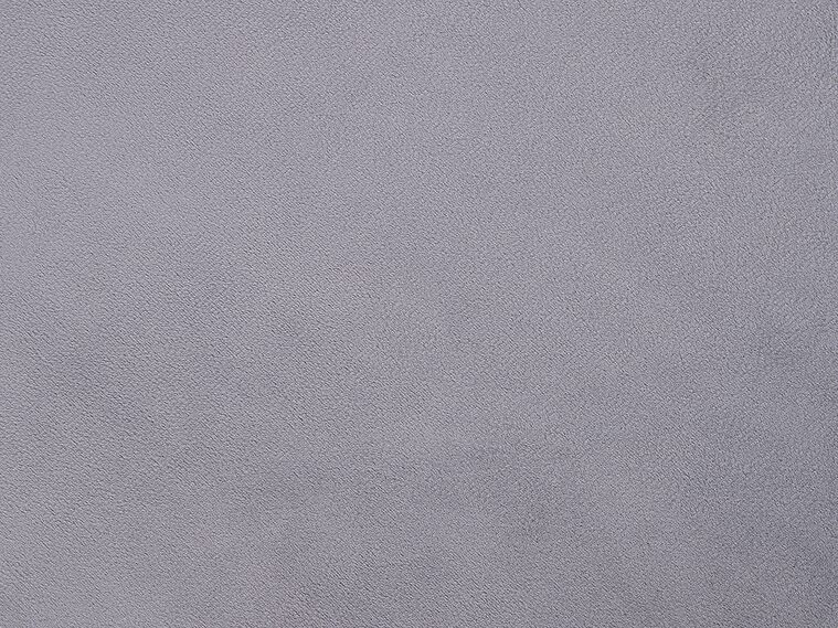 Skammel velour grå sæt med 2 DORIS | Beliani.dk