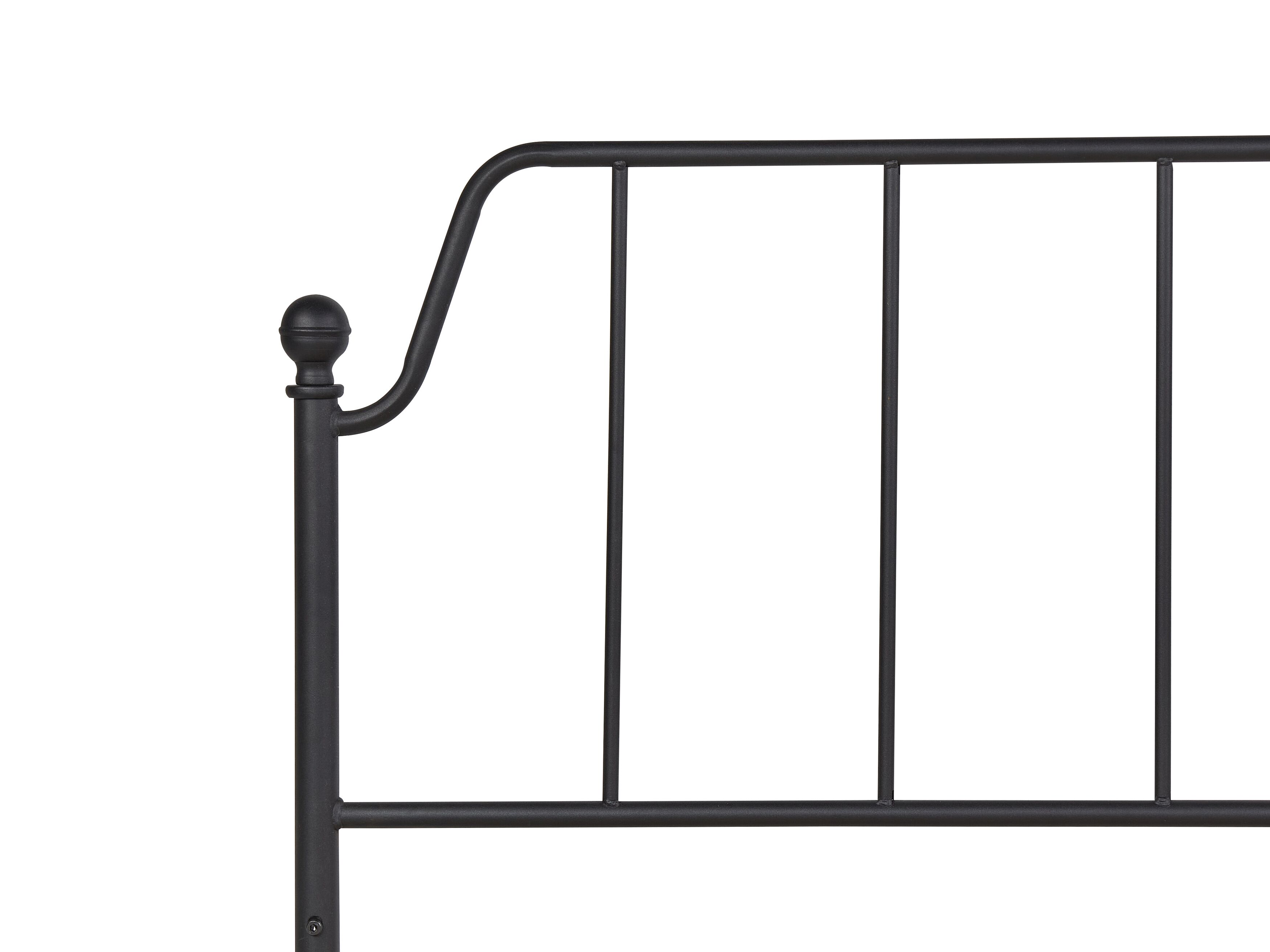 Parisänky rauta musta 180 x 200 cm MAURESSAC | Beliani.fi