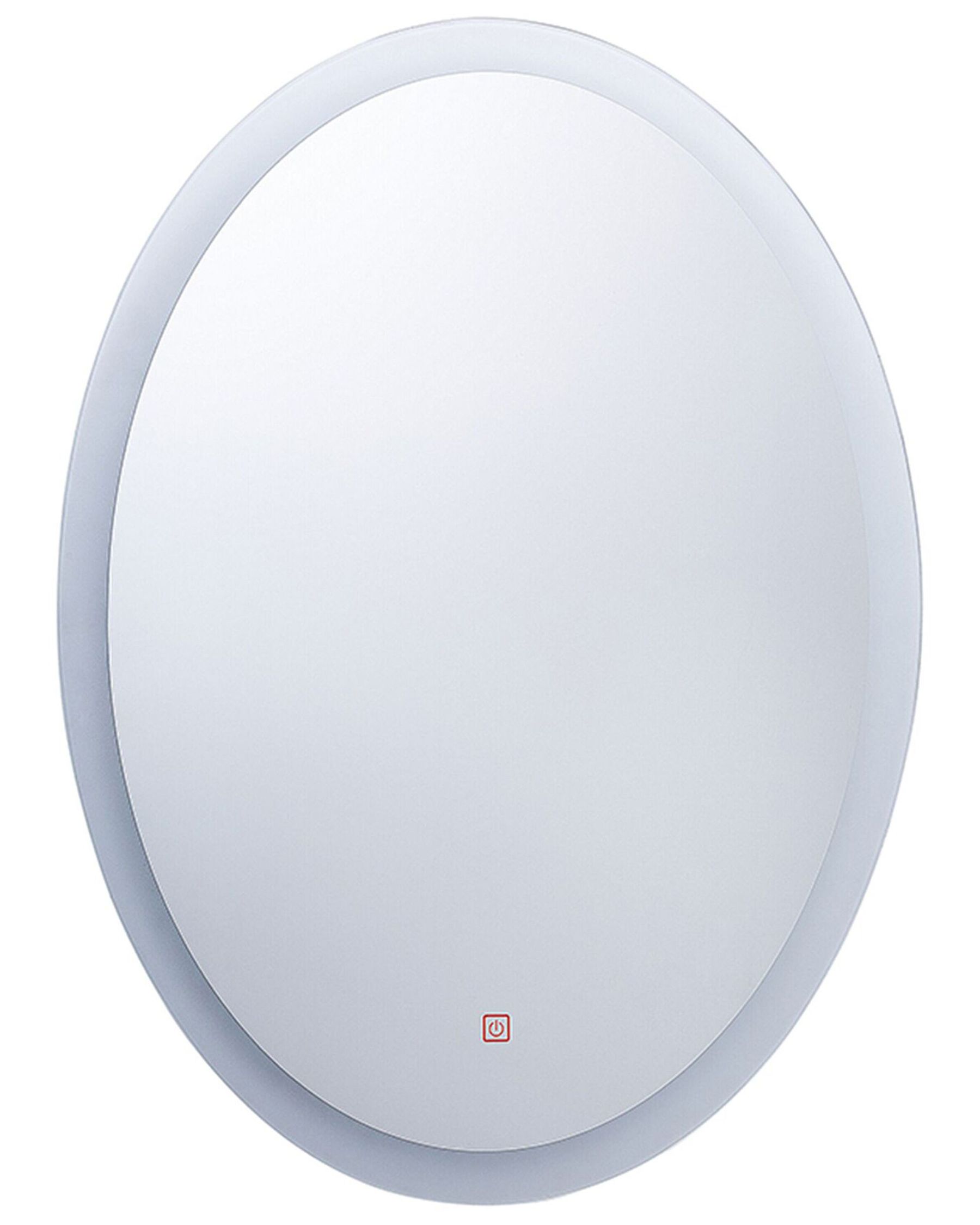 Spegel med LED belysning oval 60 x 80 cm VIRIAT | Beliani.se