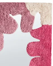 Wall Mirror CAGERI 41 cm 75 cm Cotton Pink | Beliani.co.uk