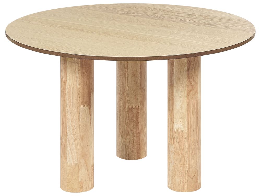 Table de salle à manger extensible TOMS Marron clair 100/130 cm 80 cm ...
