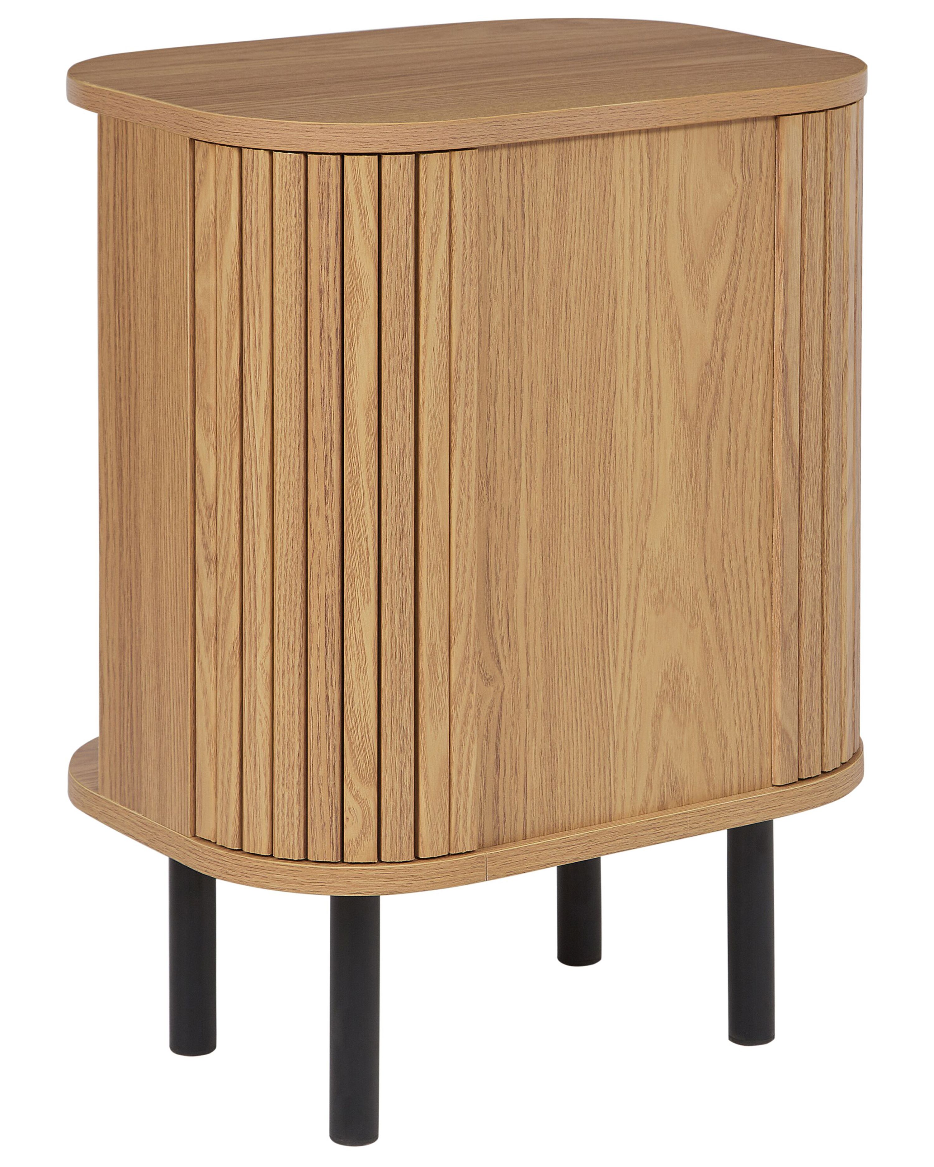 Bedside Table BRADLEY Brown | Beliani.co.uk