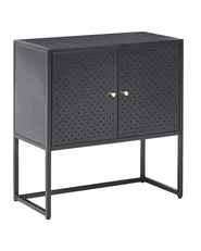 Storage Unit RAKAIA Metal Black | Beliani.pt